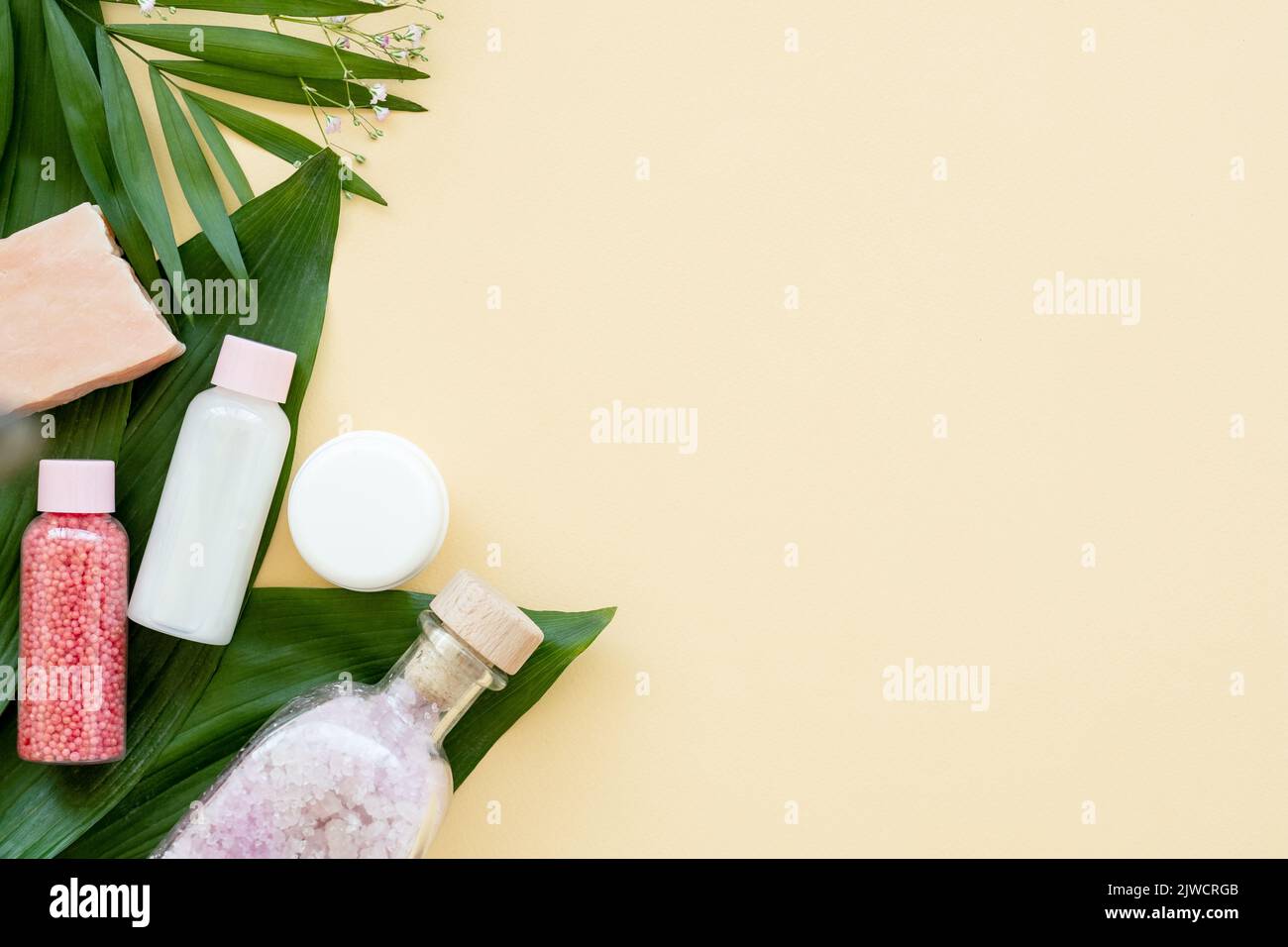 Herbal cosmetics spa products hi-res stock photography and images - Alamy