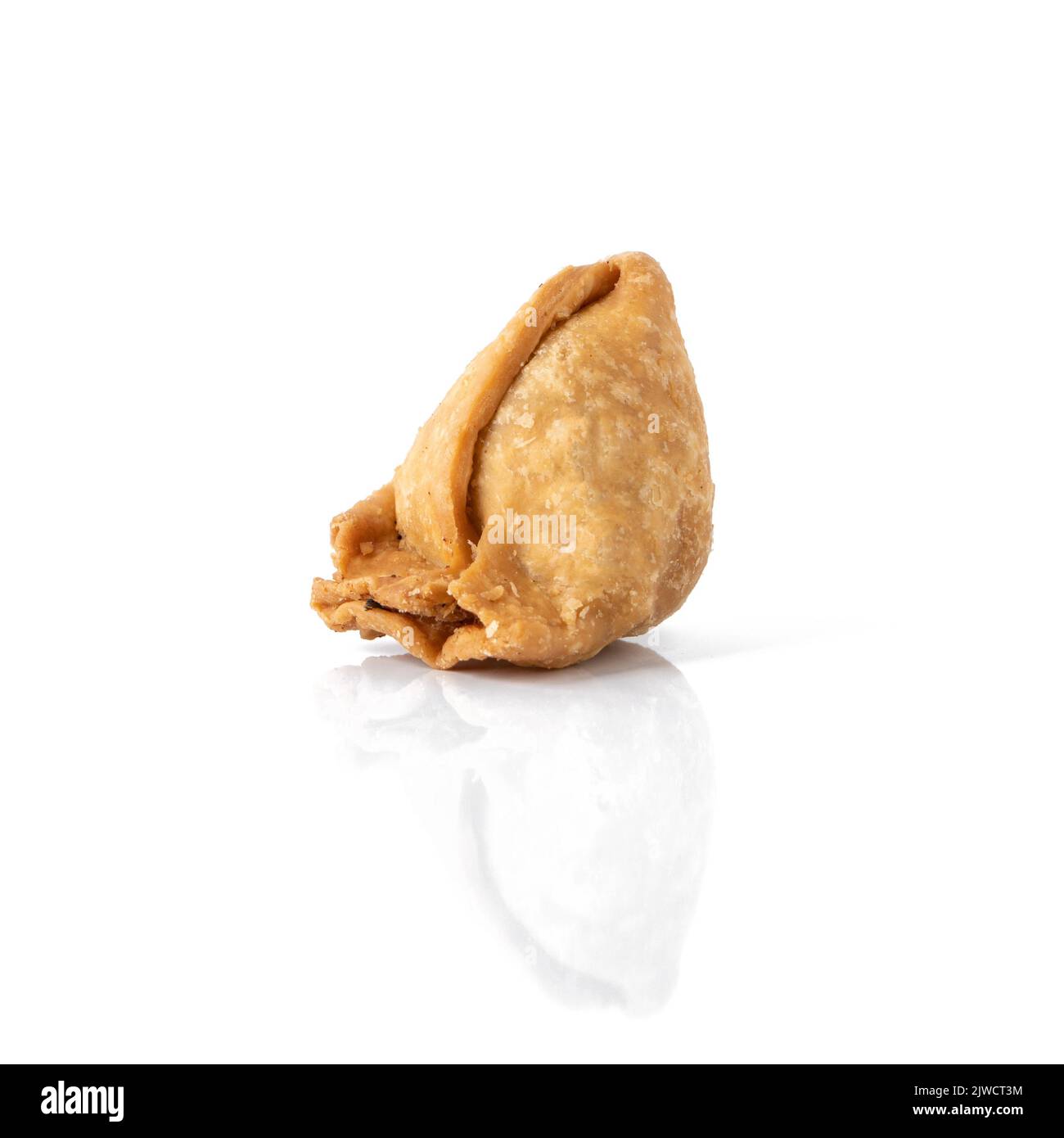 Samsa or samosas on white background. A Traditional Indian food Stock ...