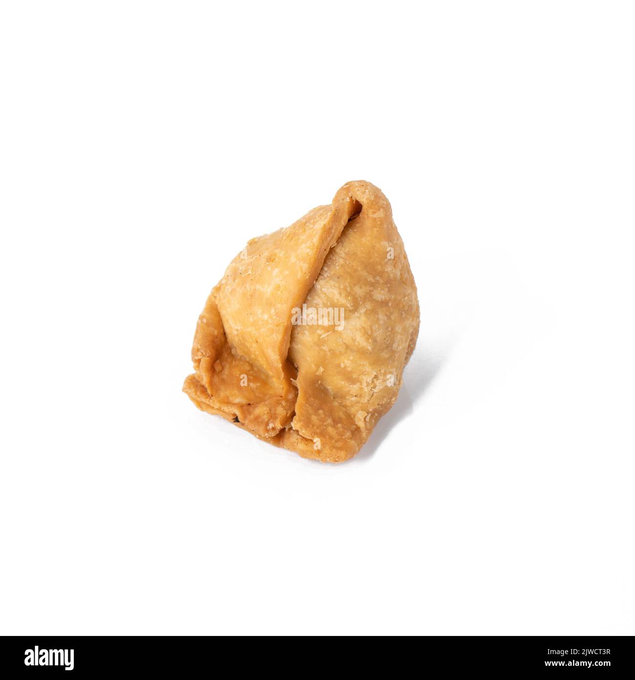 Samsa or samosas on white background. A Traditional Indian food Stock ...
