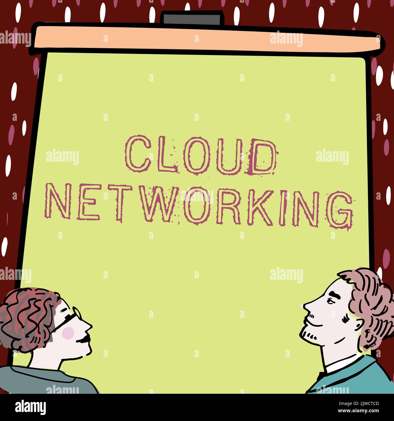 Text sign showing Cloud Networkingis term describing access of ...