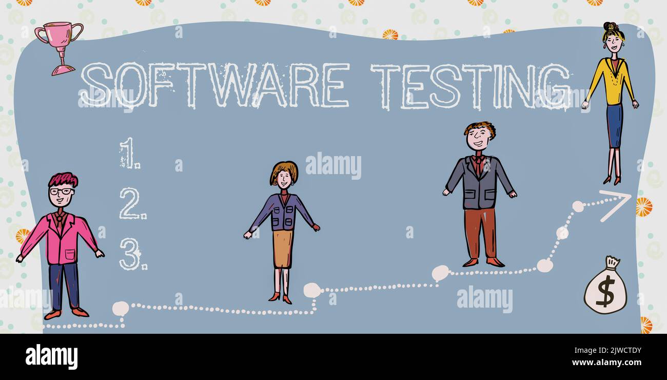Text Caption Presenting Software Testinginvestigation Provide Information About The Quality Of