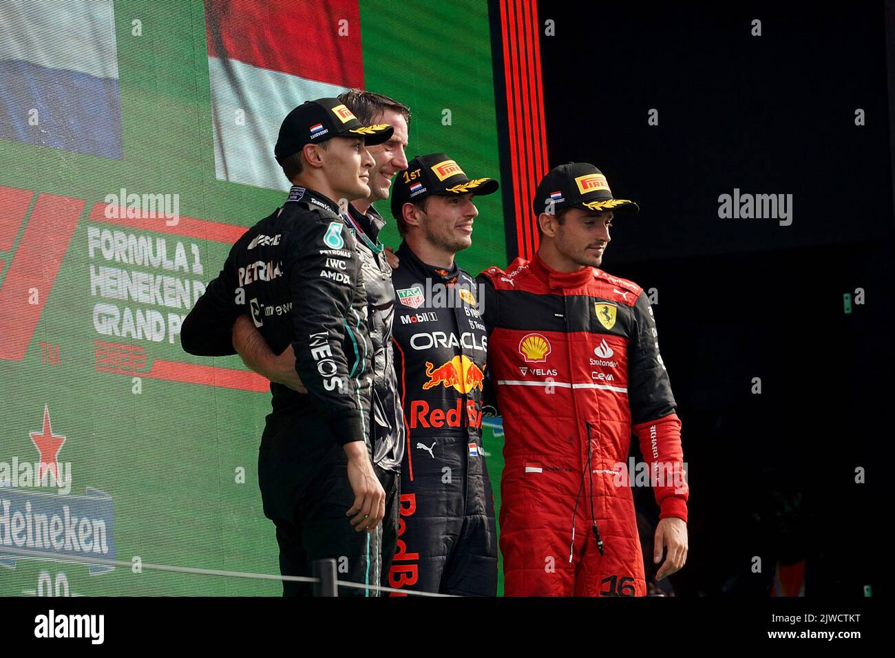 George russell max verstappen hi-res stock photography and images - Alamy