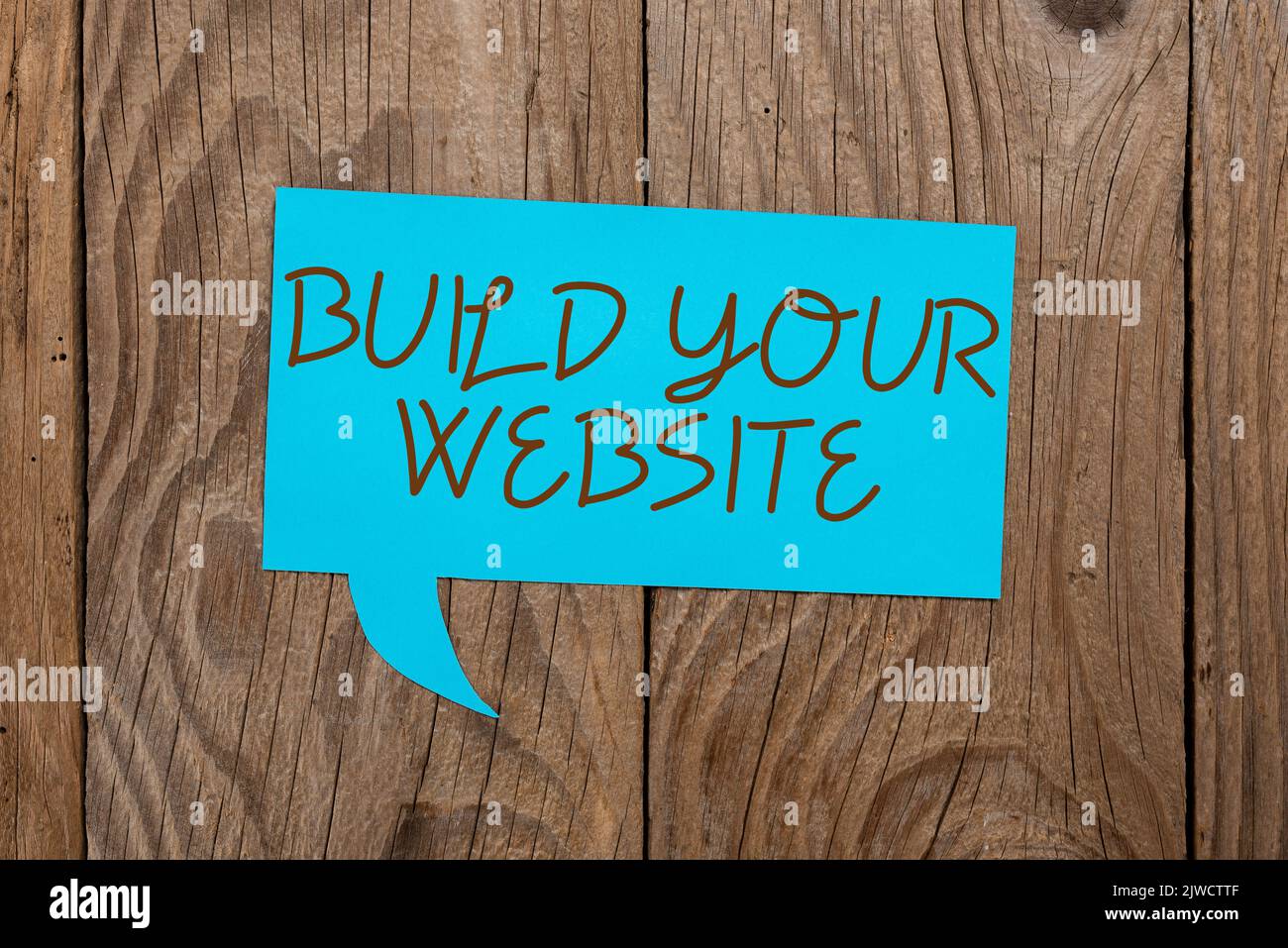 Text sign showing Build Your WebsiteSetting up an ecommerce system to ...