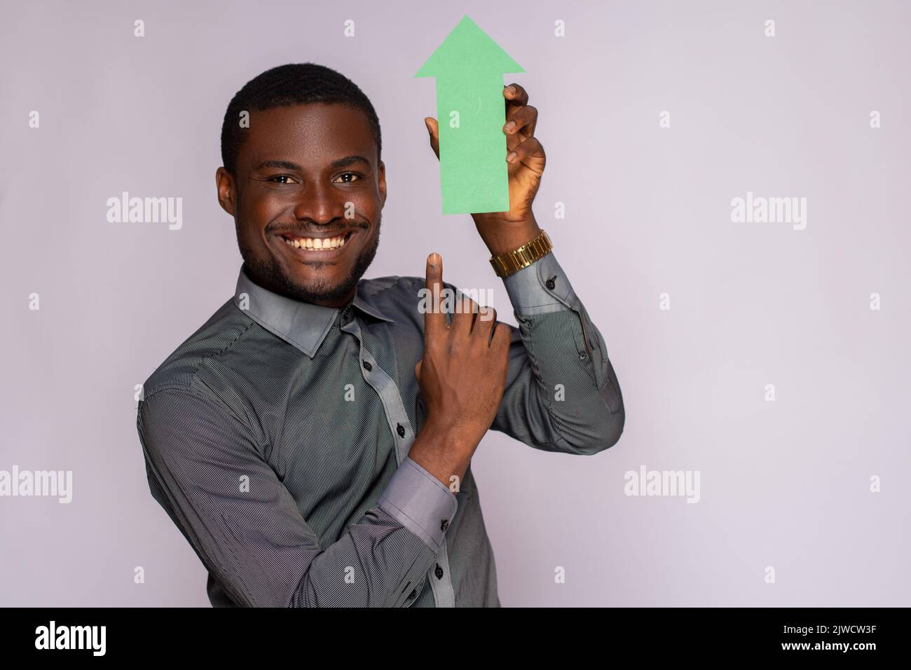 Delighted handsome african american hi-res stock photography and images ...