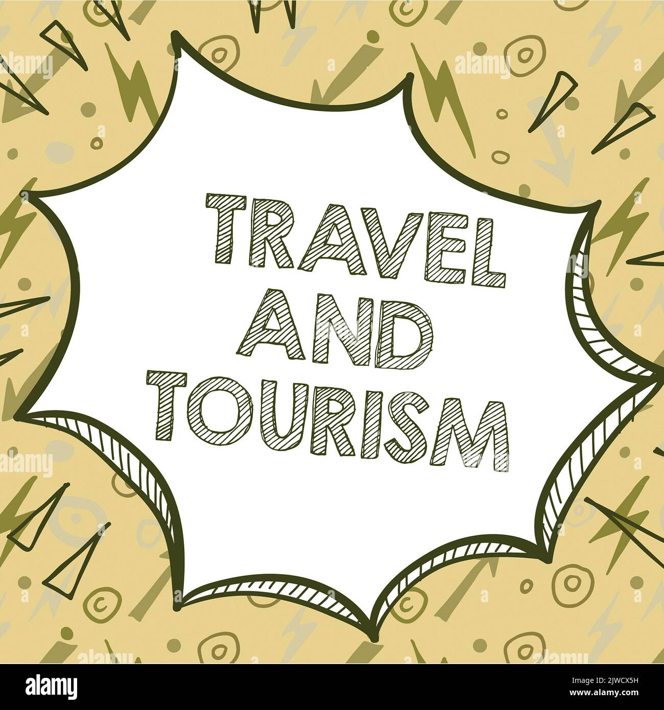 Text showing inspiration Travel And TourismTemporary Movement of People ...