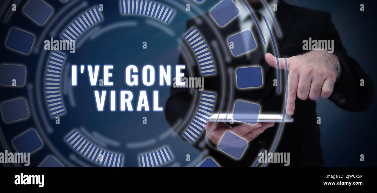 Handwriting text Ive have Gone Viralmedical term used to describe small ...