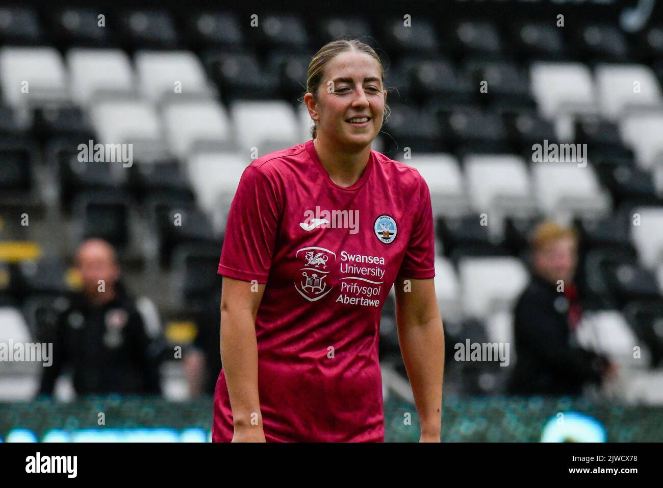 Swansea, Wales. 4 September 2022. Lucy Finch of Swansea City Ladies ...