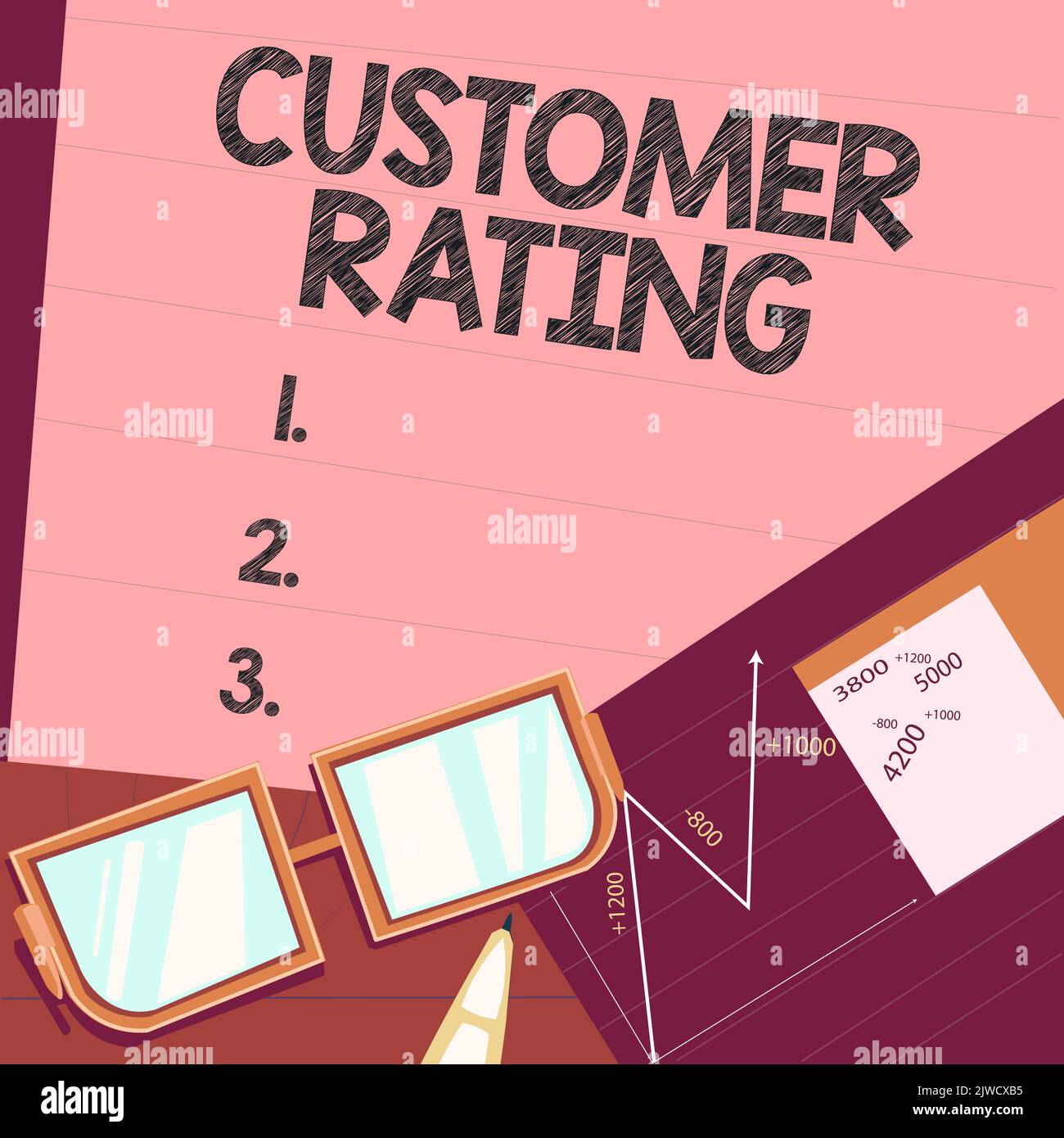 Conceptual caption Customer RatingEach point of the customers enhances ...