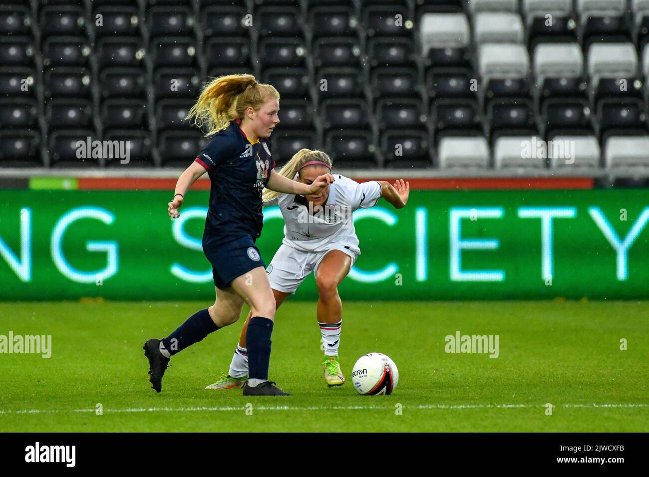 Swansea, Wales. 4 September 2022. Ellie Preece of Cardiff Met Women ...