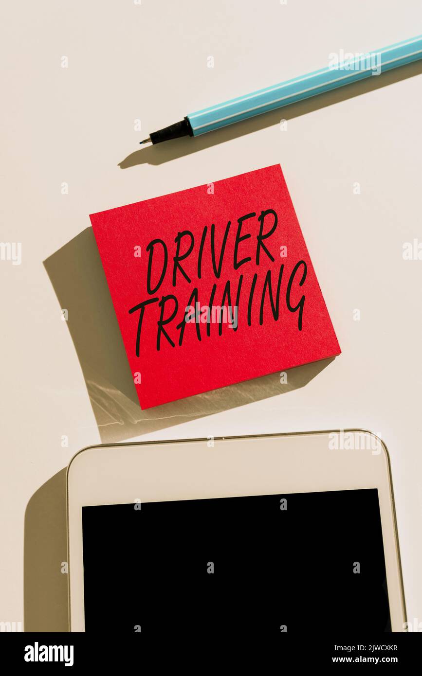 Writing displaying text Driver Trainingprepares a new driver to obtain ...