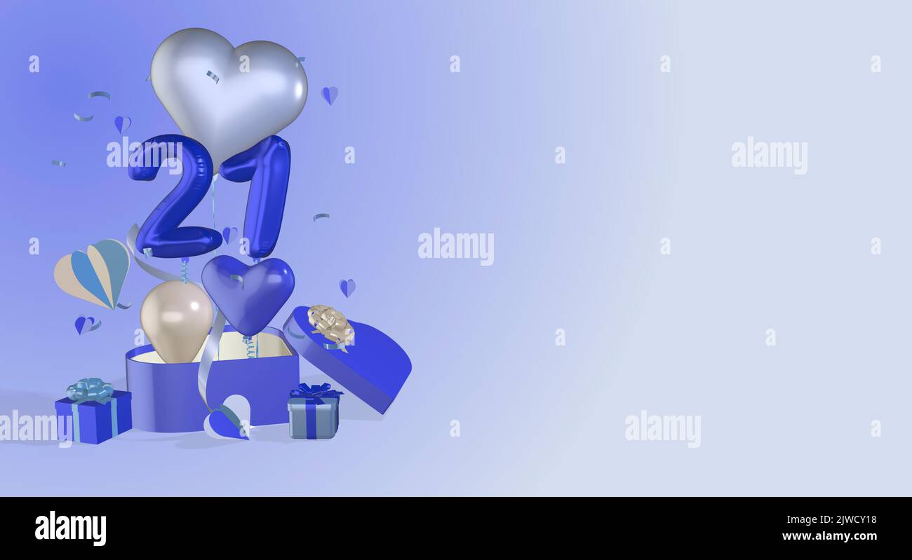 21st Birthday Banner