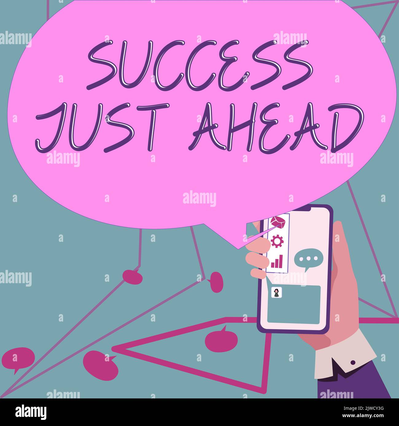 Conceptual display Success Just Ahead- a Process not an Event ...