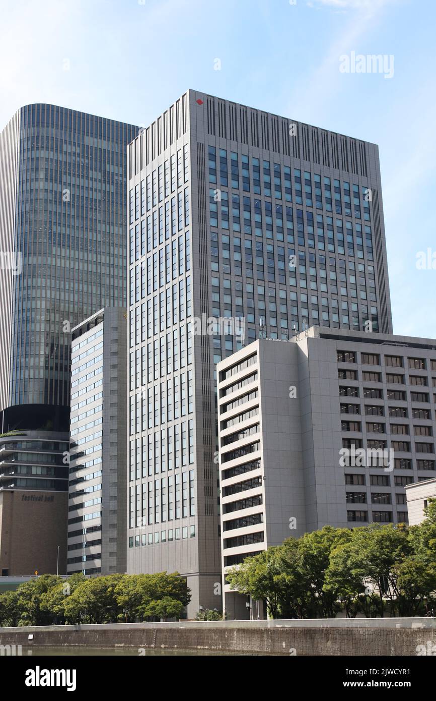 A general view of Nakanoshima Central Tower building that houses Daiko ...