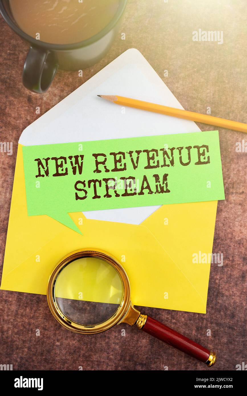 Text showing inspiration New Revenue StreamAdditional Enhanced Source ... Text showing inspiration New Revenue StreamAdditional Enhanced Source ...