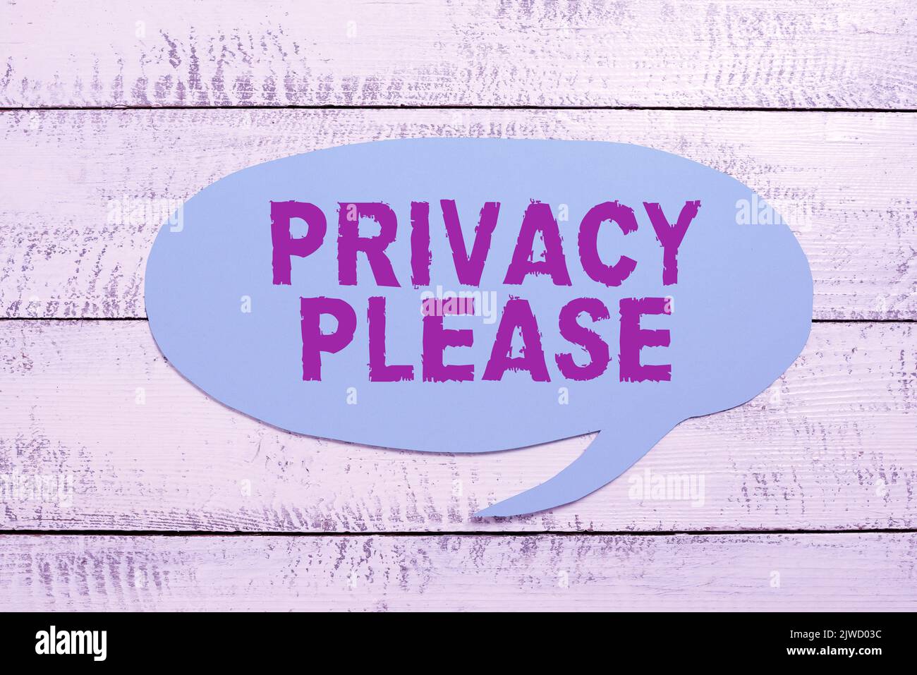 Text sign showing Privacy Pleaseasking someone to respect your personal ...
