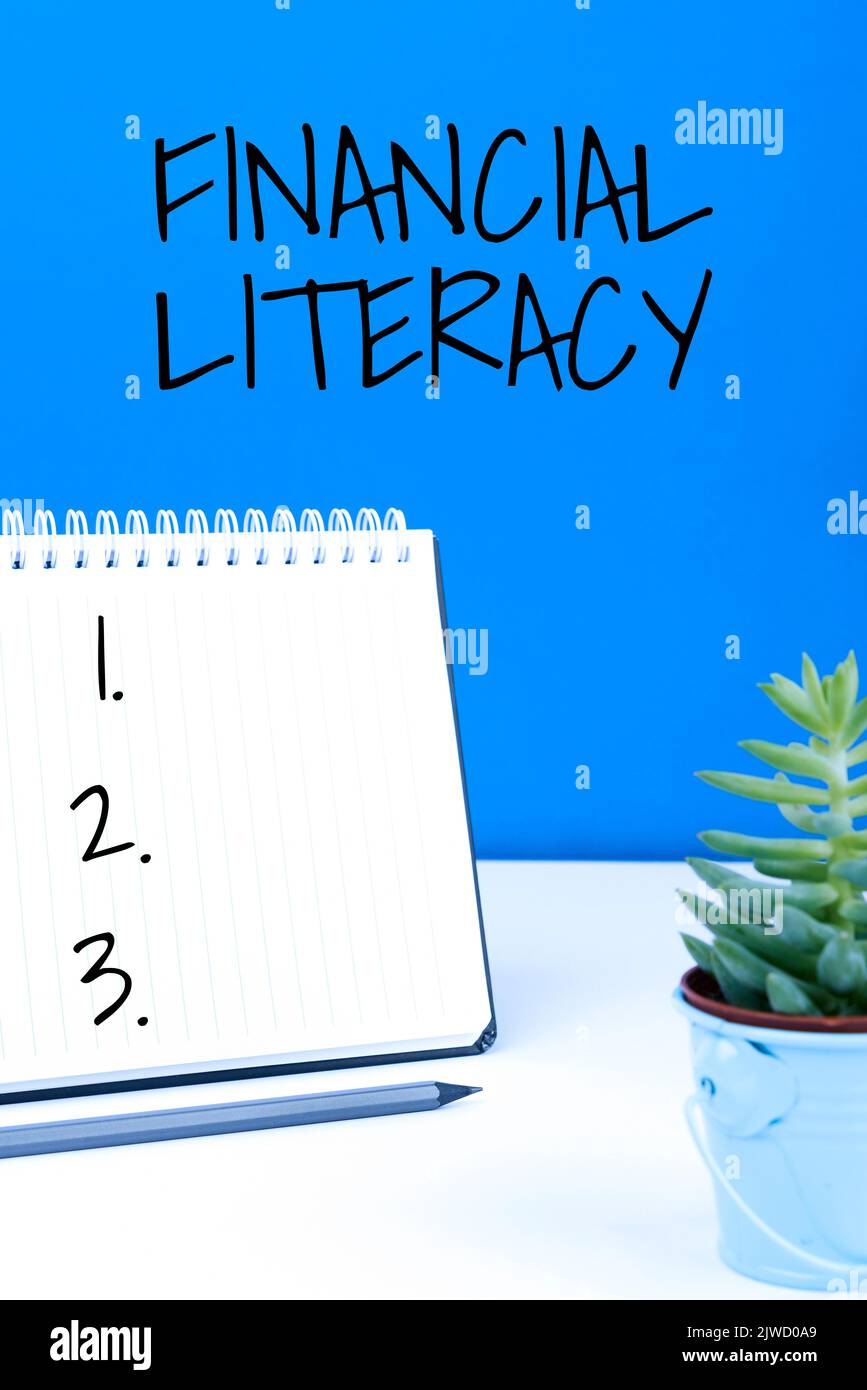 Conceptual display Financial LiteracyUnderstand and knowledgeable on ...