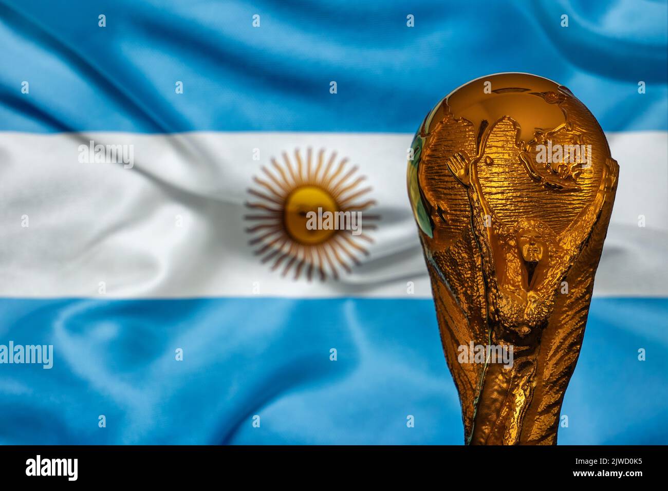 Argentina Football Team 2022 World Cup Flag
