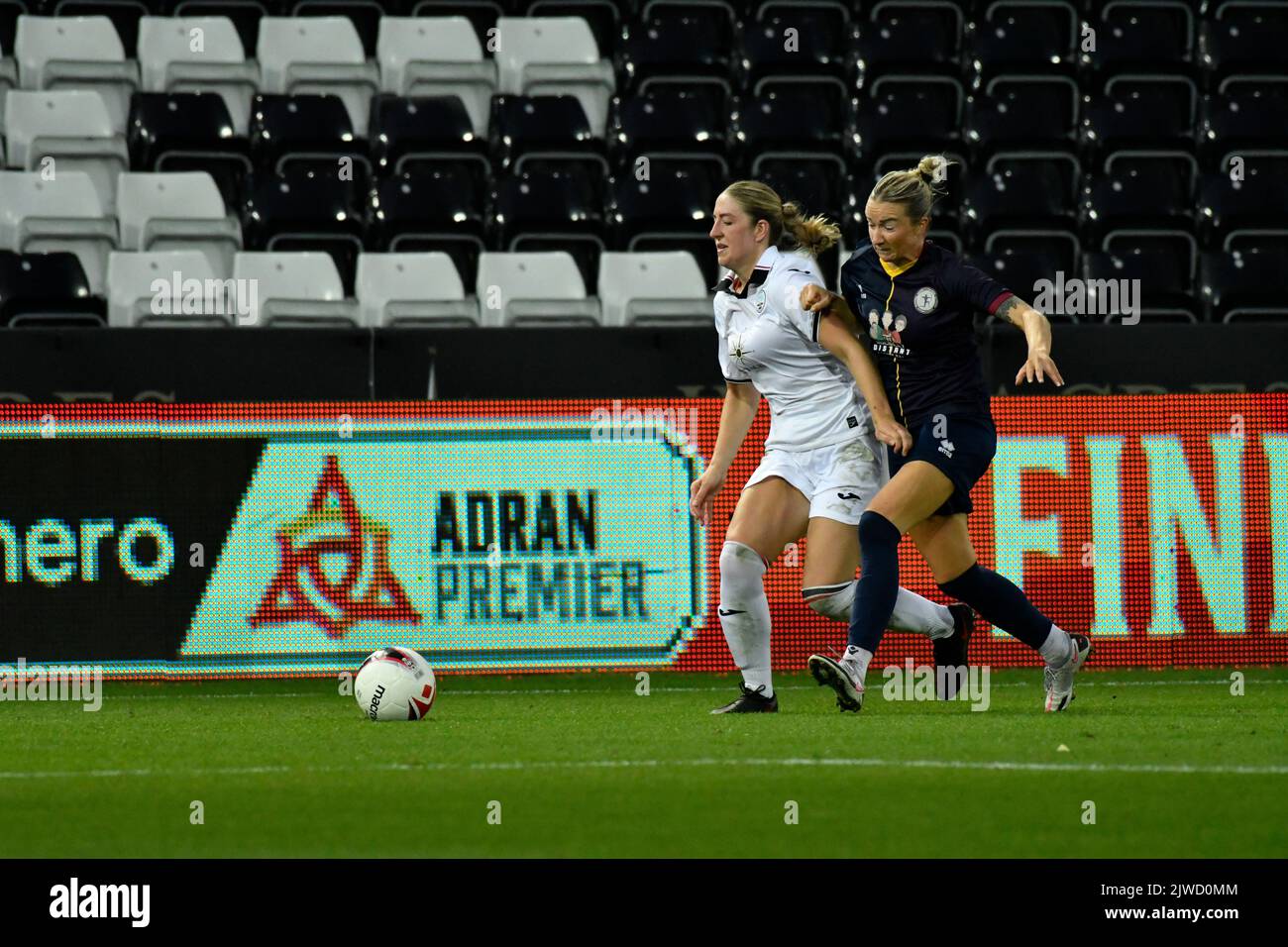 Swansea, Wales. 4 September 2022. Lucy Finch of Swansea City Ladies ...