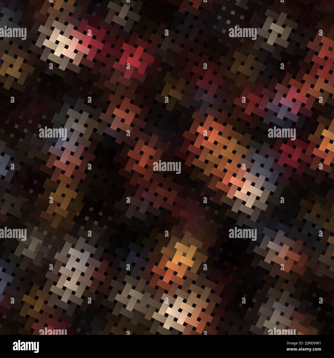 Interlaced fiber checkered surface elements wicker Plastic weave ...