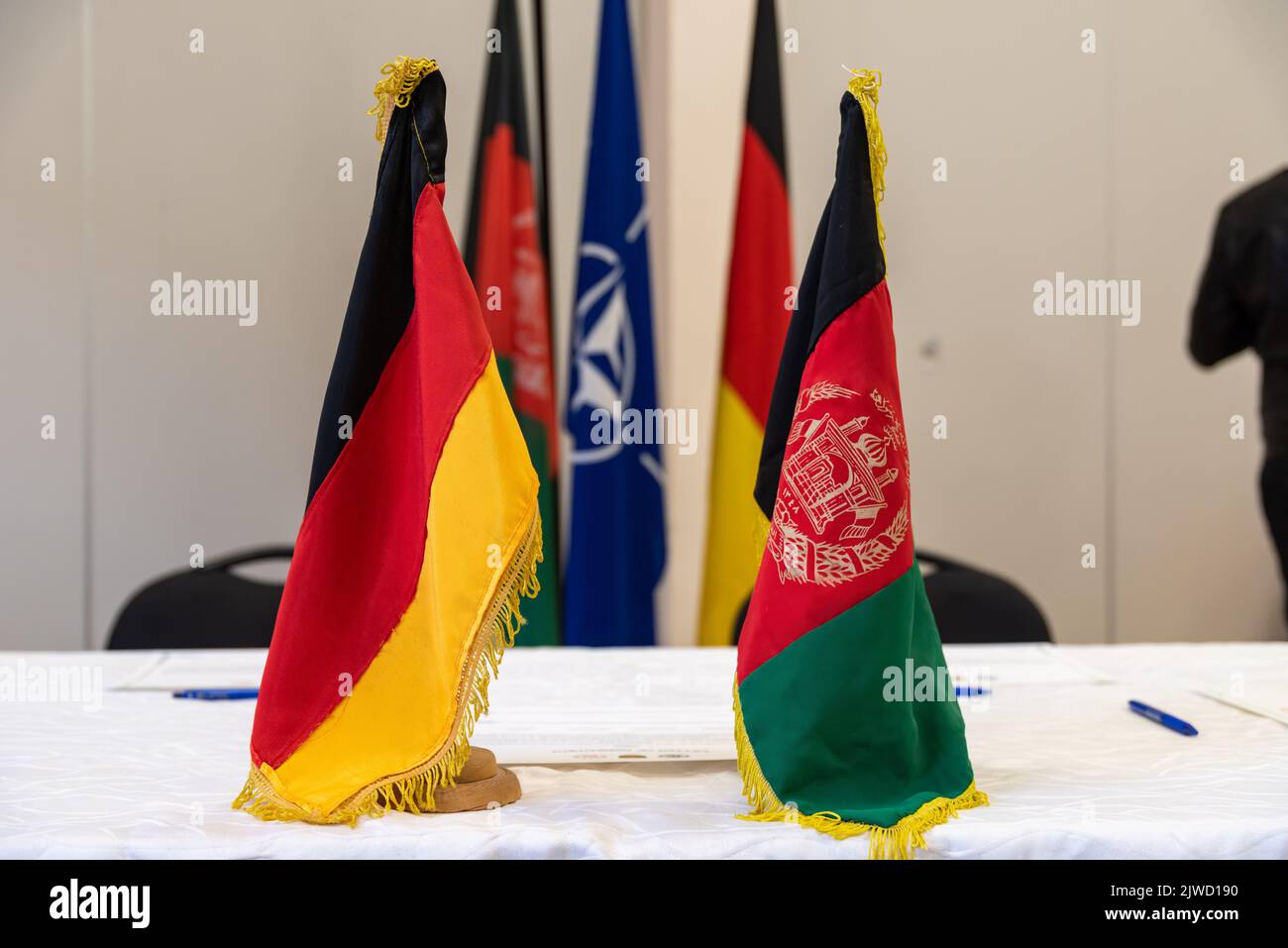 Bundeswehr in Afghanistan - Camp Marmal in Masar-e Sharif Stock Photo ...