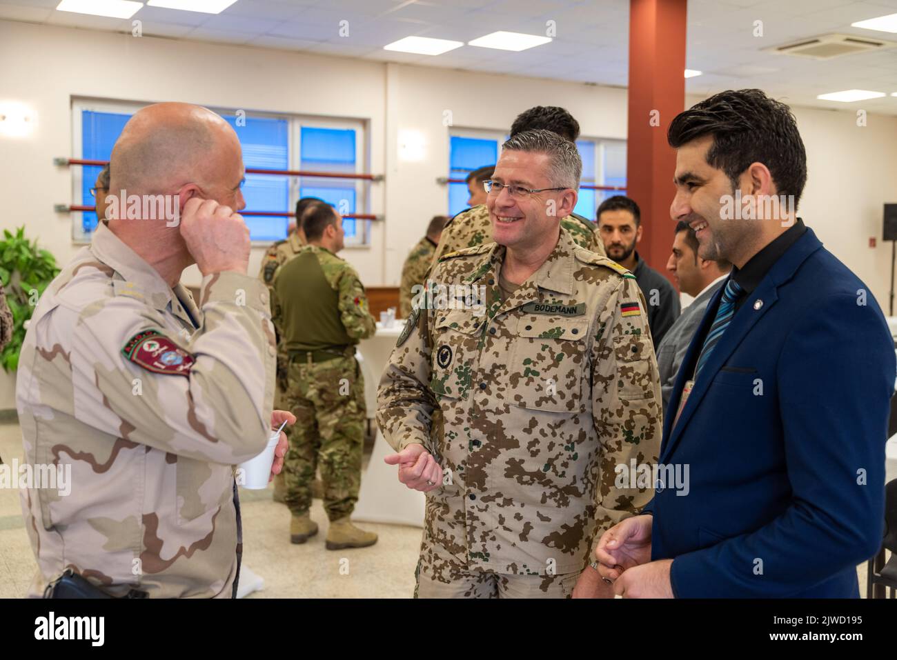 Bundeswehr in Afghanistan - Camp Marmal in Masar-e Sharif Stock Photo ...