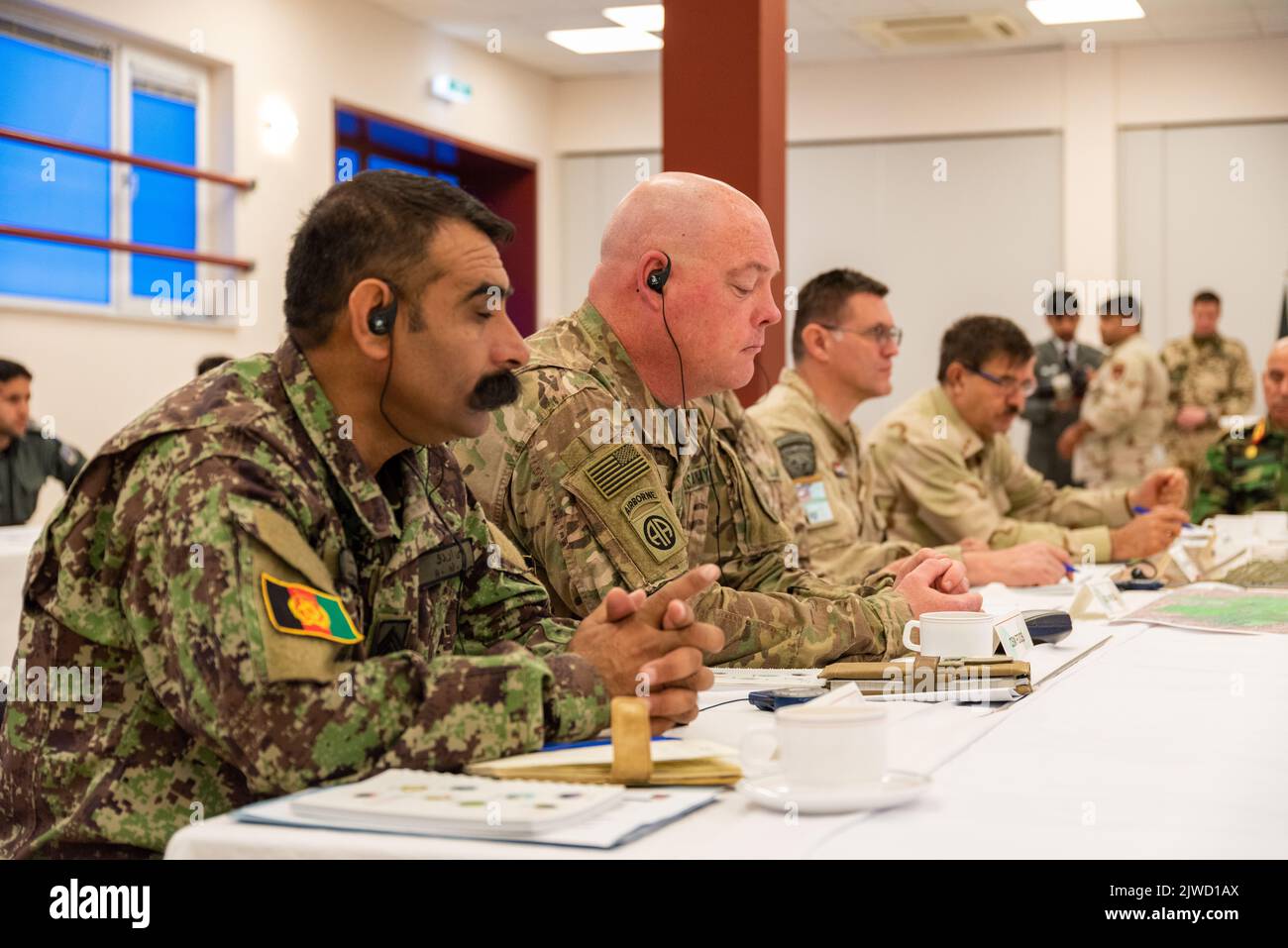 Bundeswehr in Afghanistan - Camp Marmal in Masar-e Sharif Stock Photo ...