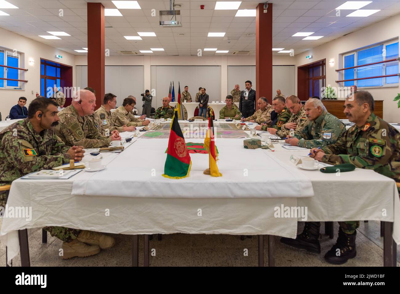 Bundeswehr in Afghanistan - Camp Marmal in Masar-e Sharif Stock Photo ...