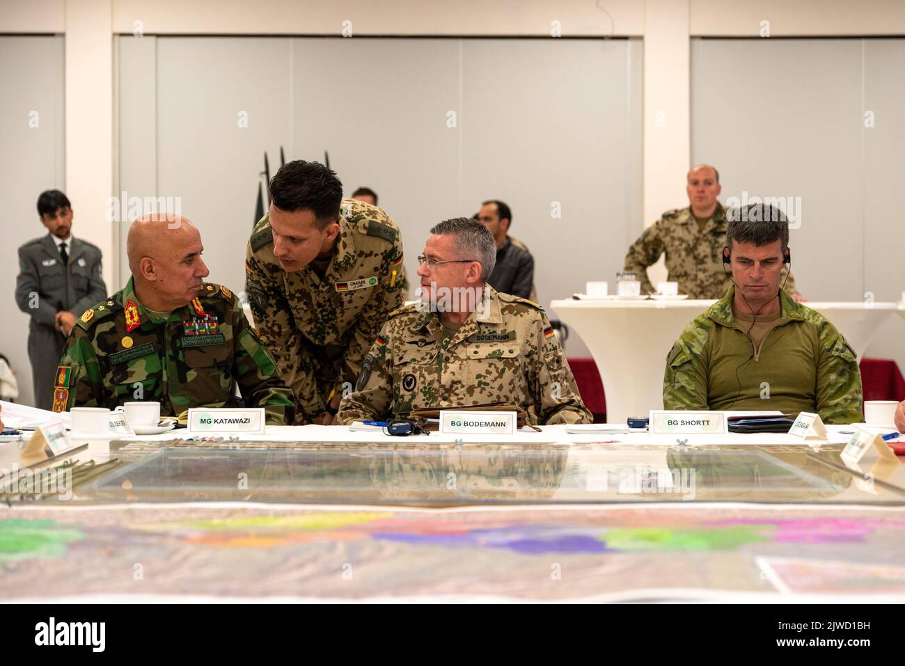 Bundeswehr in Afghanistan - Camp Marmal in Masar-e Sharif Stock Photo ...