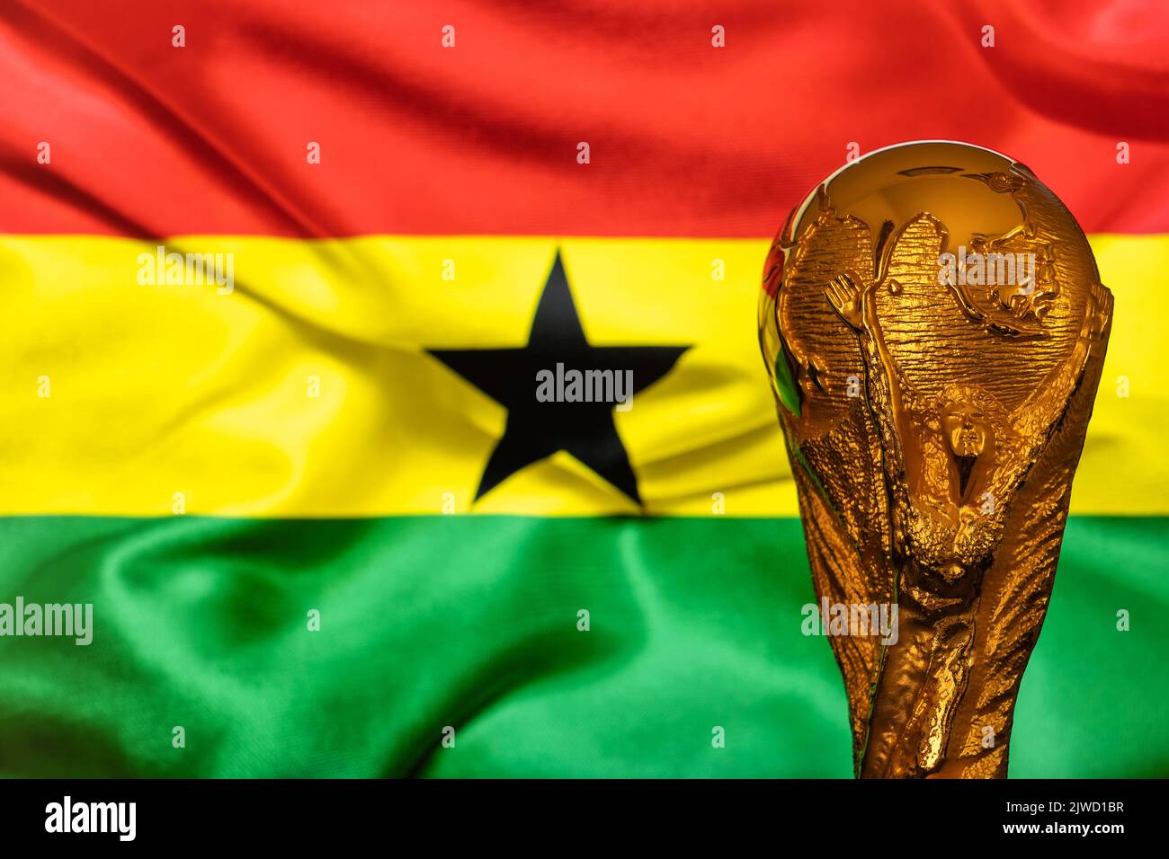 Ghana flag world cup qatar stadium hi-res stock photography and images ...