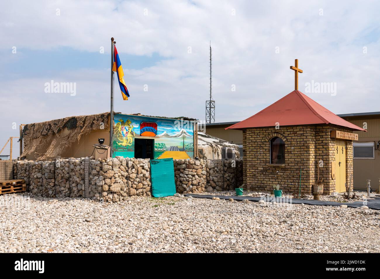 Bundeswehr in Afghanistan - Camp Marmal in Masar-e Sharif Stock Photo ...