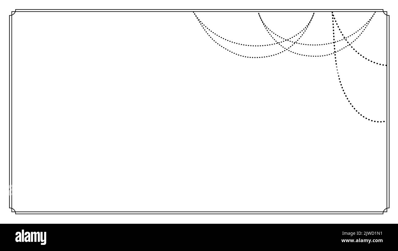 Simple Thin Black Borders For Papers