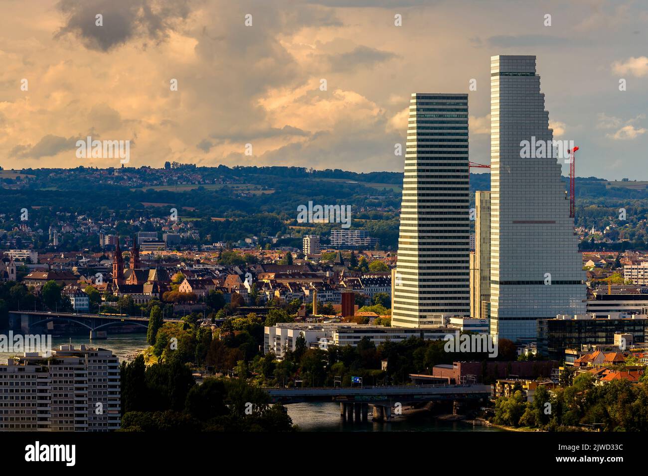 Basel’s skyline changed dramatically with building the Roche Towers ...
