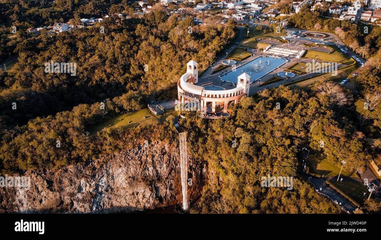 An aerial view of Tangua Park Landscape - Curitiba Stock Photo - Alamy