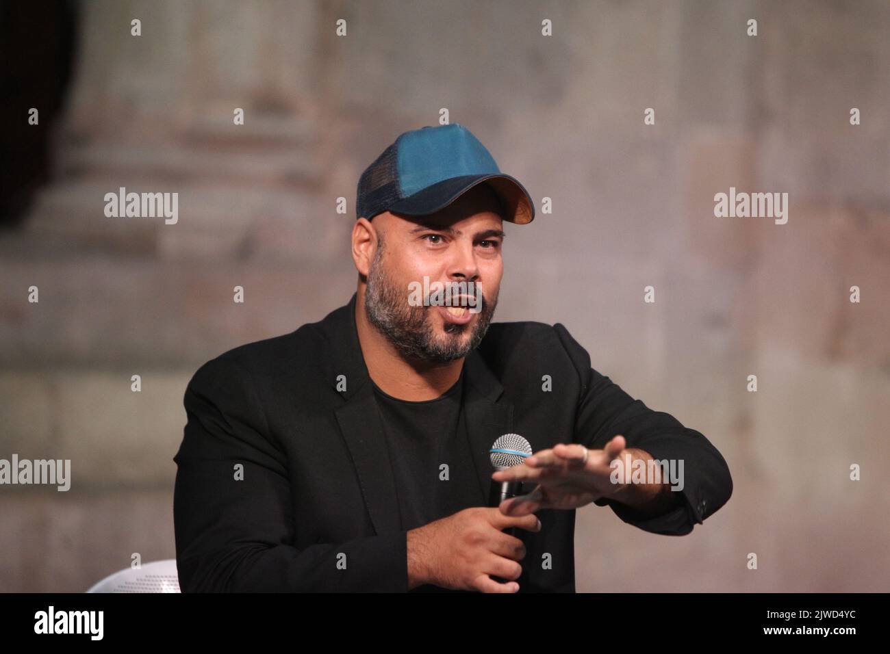 Kermesse titled UN BORGO DI LIBRI,guest Marco D'Amore,actor of tv ...