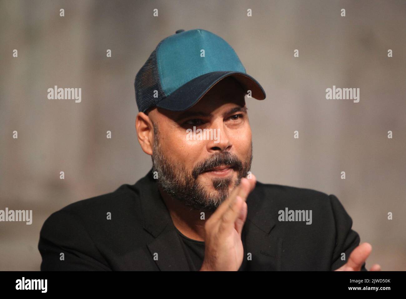 Kermesse titled UN BORGO DI LIBRI,guest Marco D'Amore,actor of tv ...