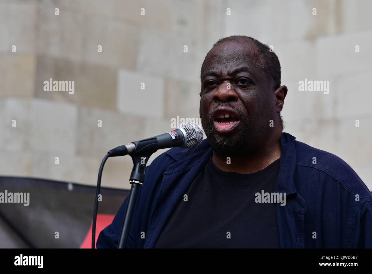 Royal Courts of Justice, London, UK. 5th Sep, 2022. Speaker Stand Up To ...