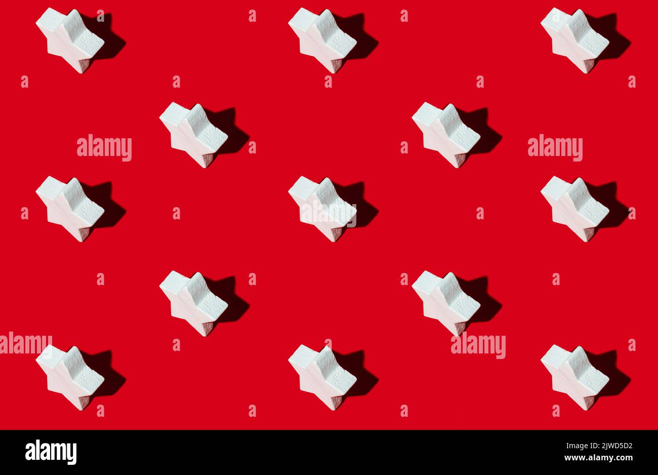 star pattern red seamless background award white Stock Photo - Alamy