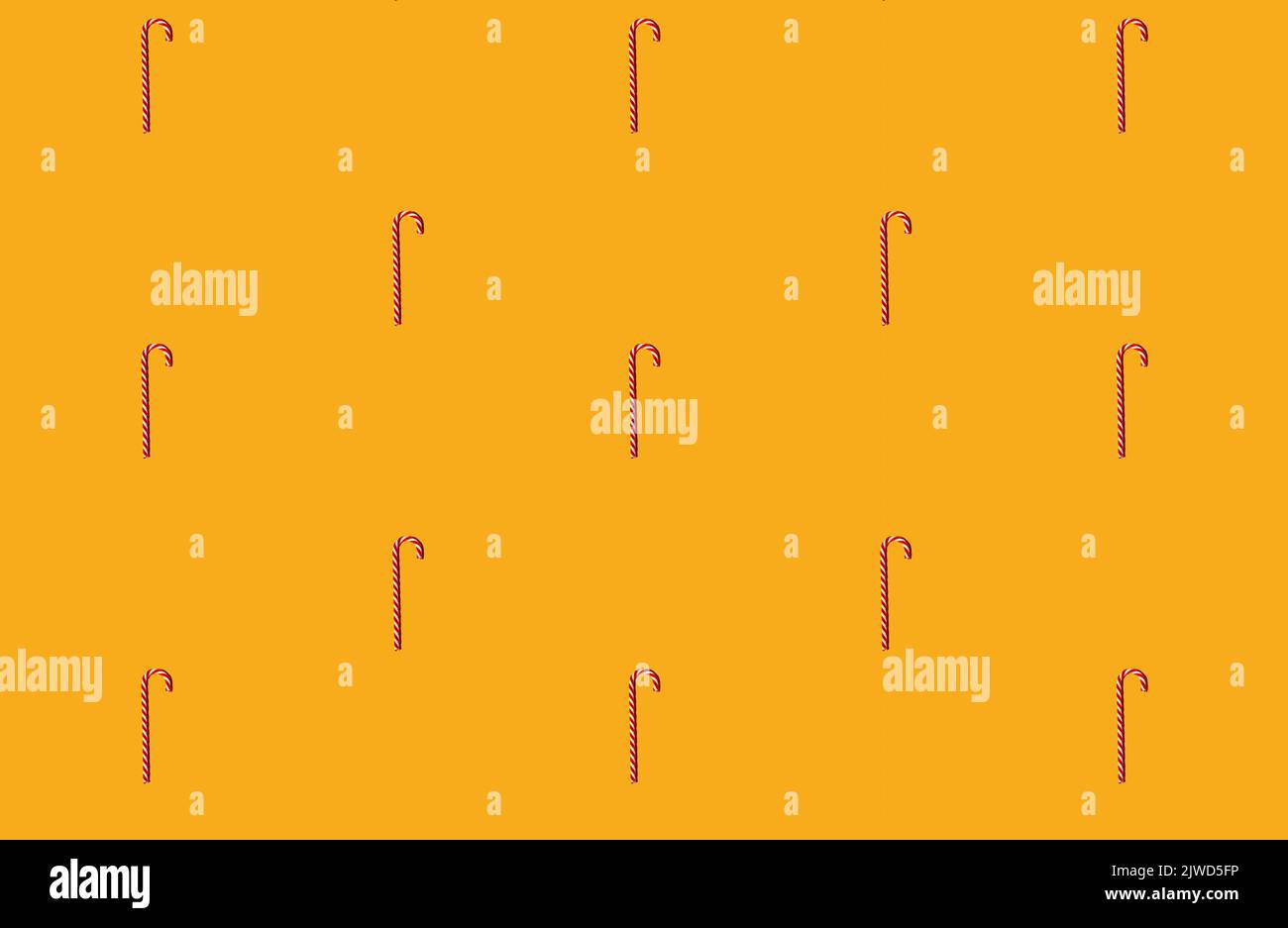 orange xmas background candy cane seamless pattern Stock Photo - Alamy
