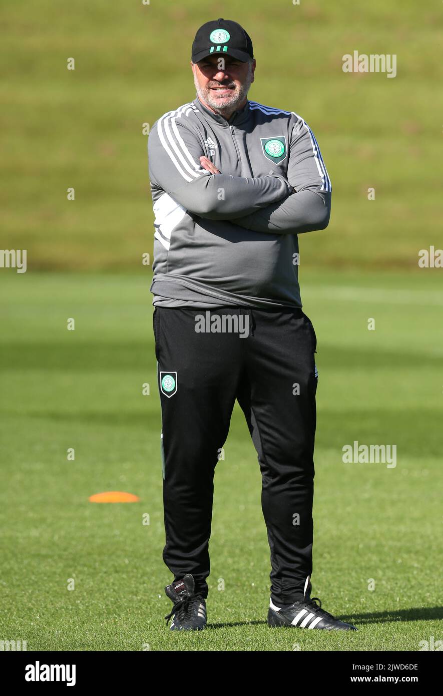Celtic manager Ange Postecoglou during a training session at the ...