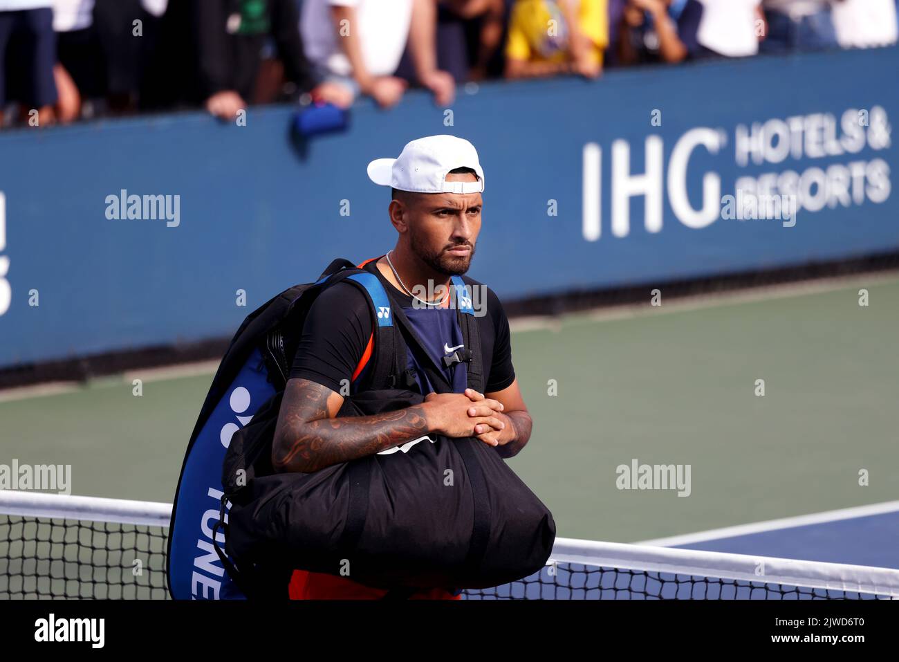 NEW YORK, NY - September 3: Portrait of Nick Kyrgios of Australia as he ...