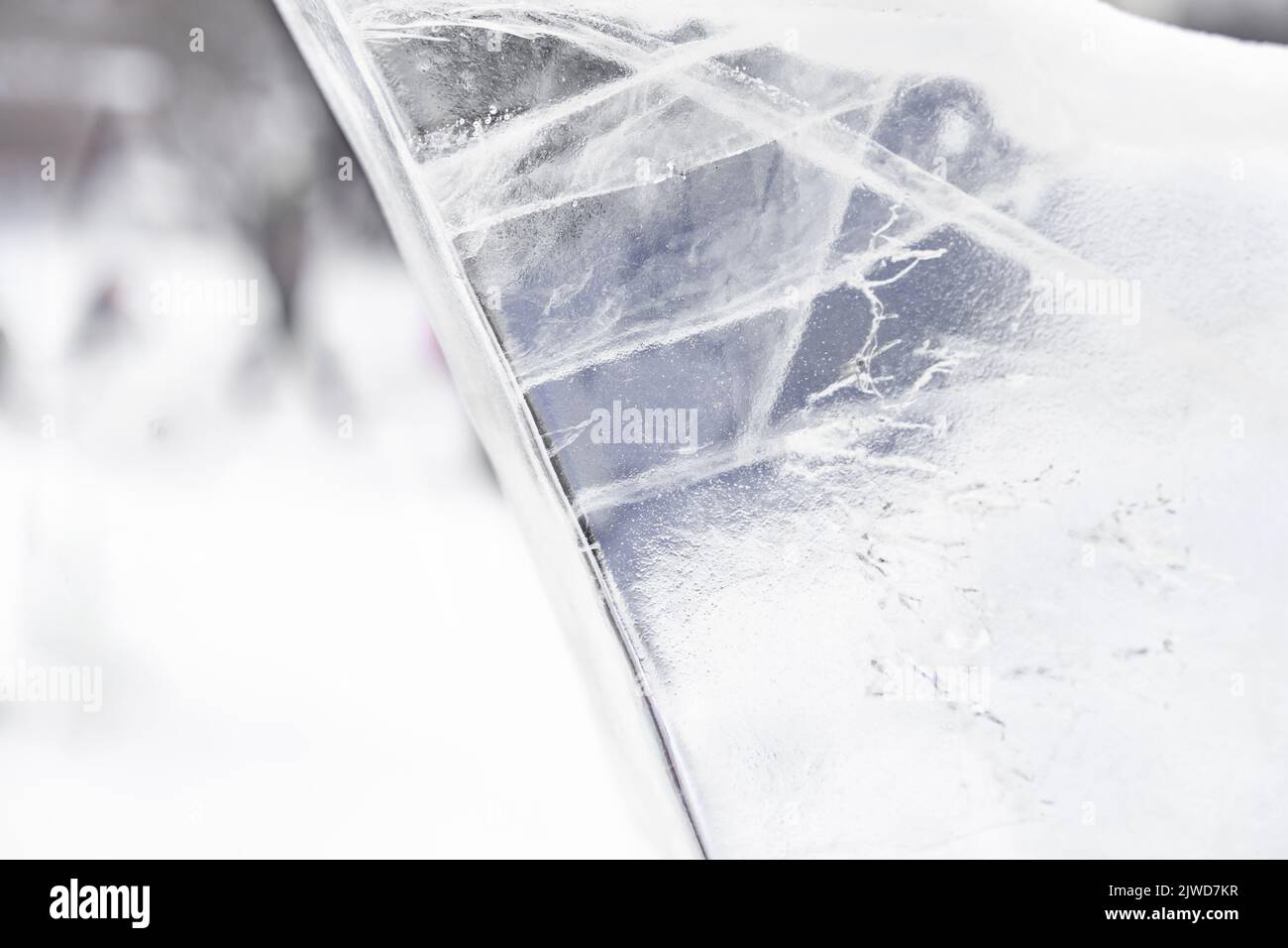 Ice texture background. Textured cold frosty surface of ice Stock Photo ...
