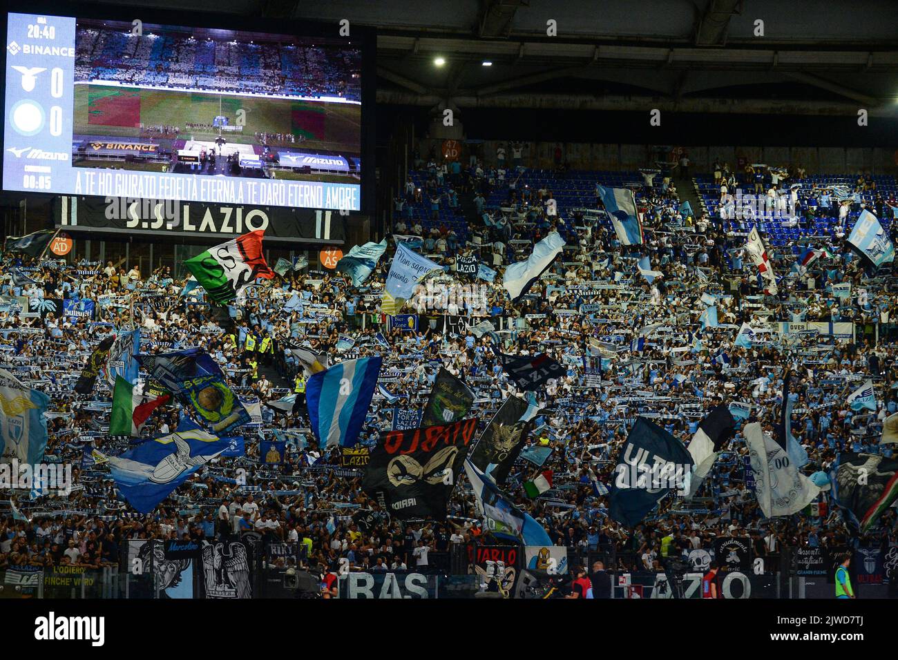 Lazio fans hi-res stock photography and images - Alamy