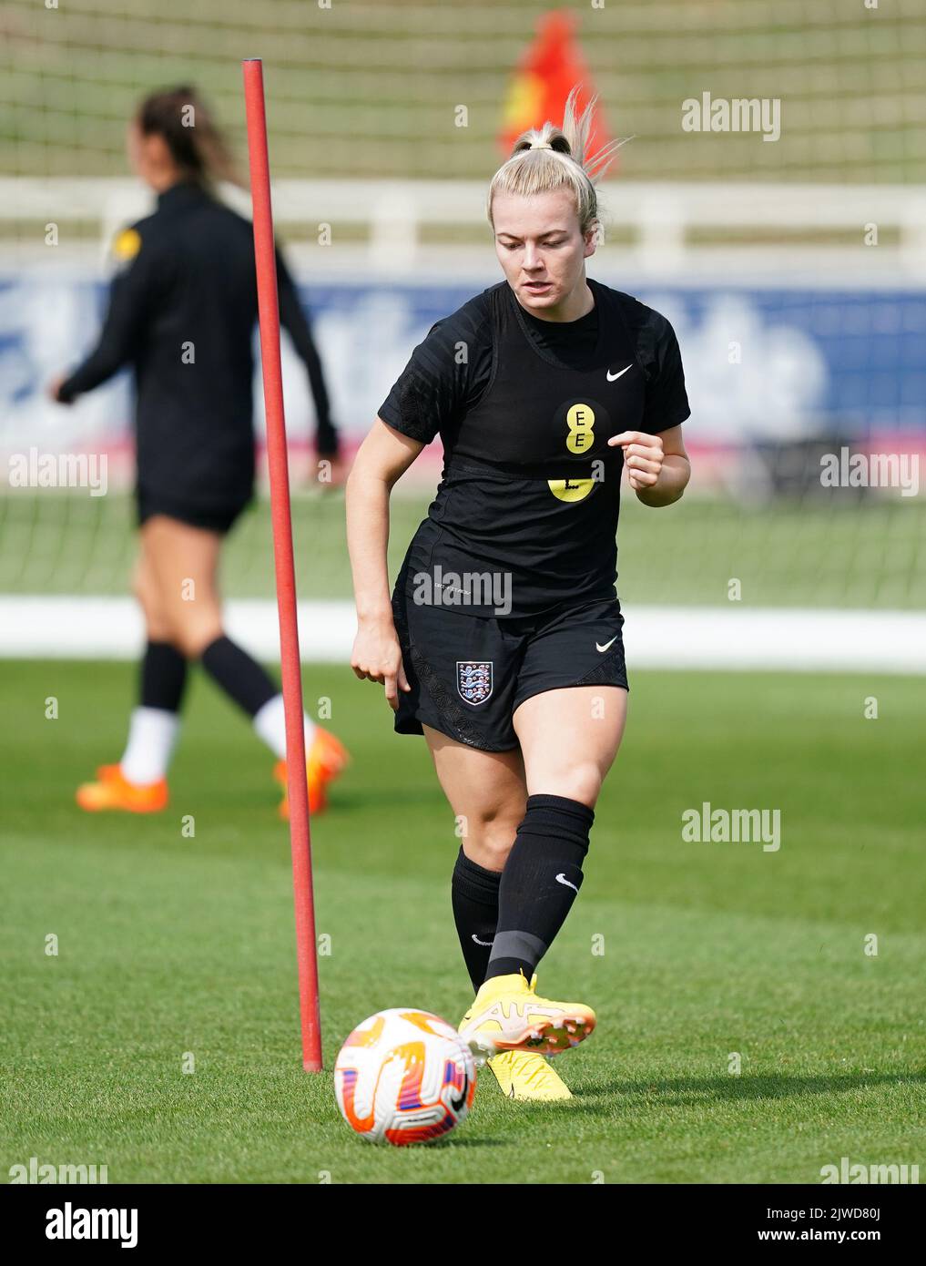 England's Lauren Hemp during a training session at St. George's Park ...
