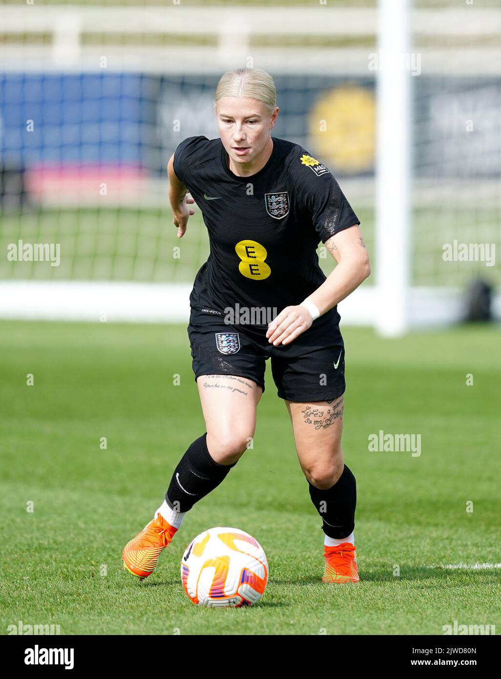 England's Bethany England during a training session at St. George's ...