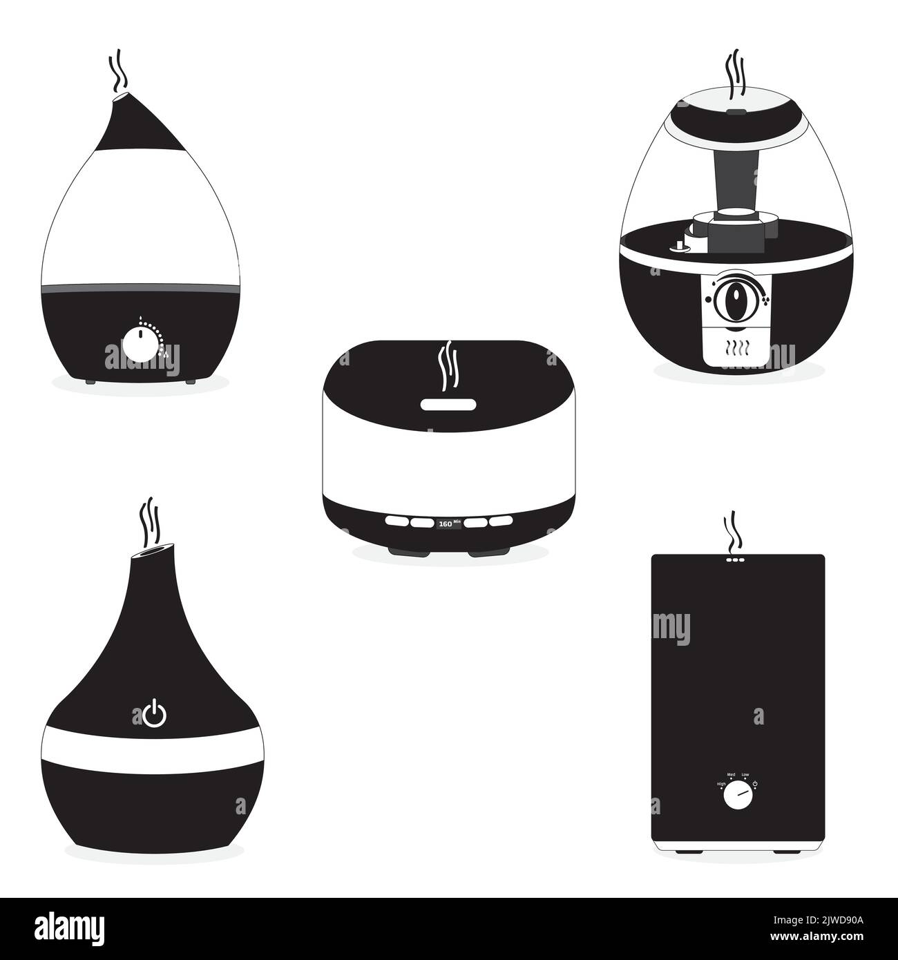 Water diffuser Stock Vector Images - Alamy