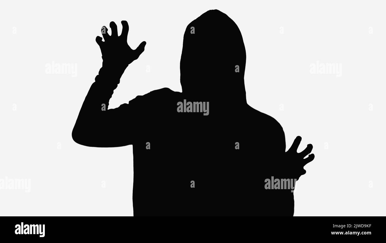 Scaring gesture hi-res stock photography and images - Alamy