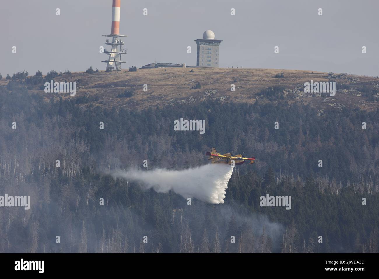 Braunlage, Germany. 05th Sep, 2022. A firefighting aircraft of the ...