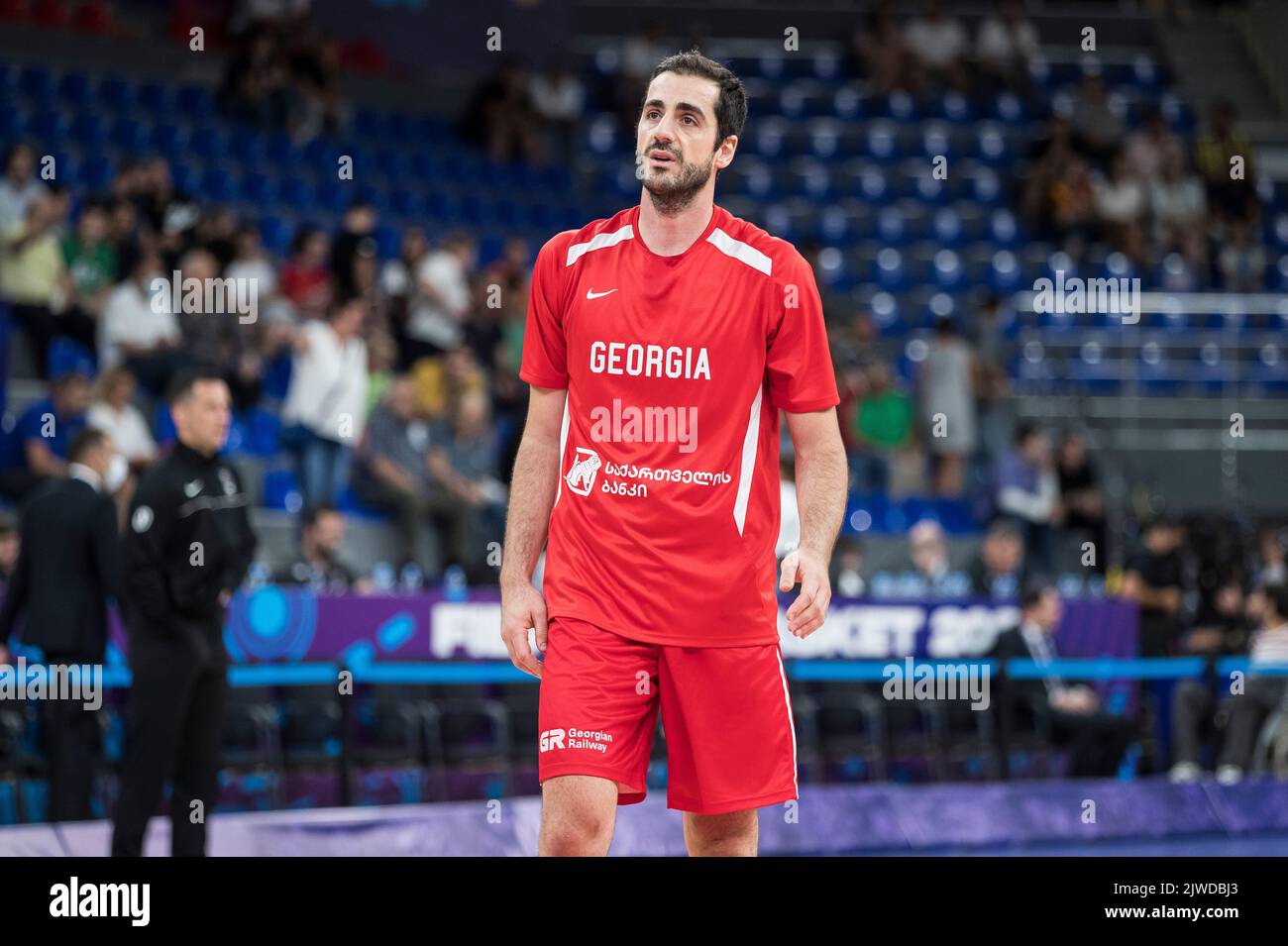 Tbilisi, Georgia, 4th September 2022. Merab Bokolishvili of Georgia ...