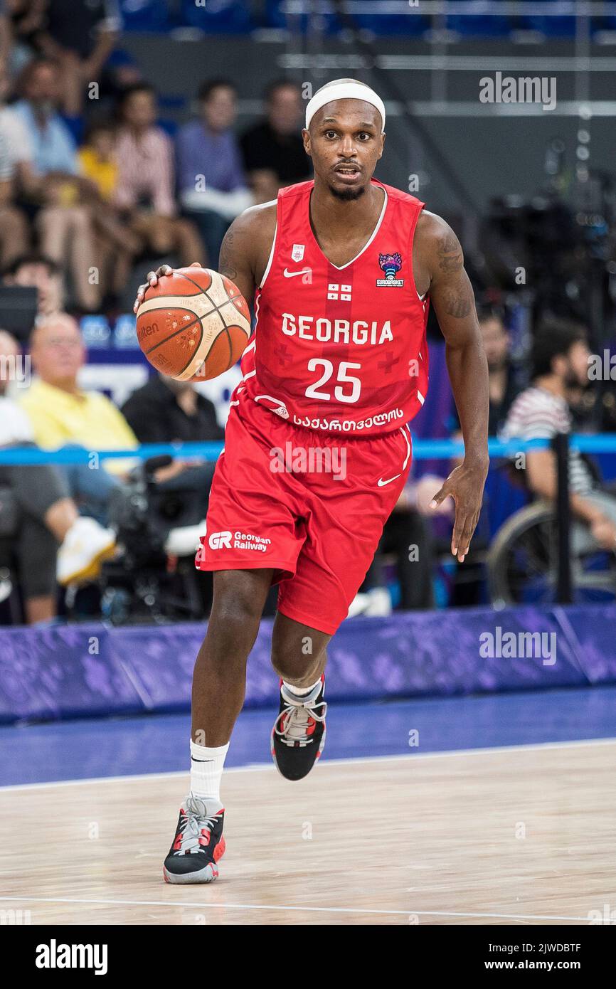 Tbilisi, Georgia, 4th September 2022. Thaddus Mcfadden of Georgia ...