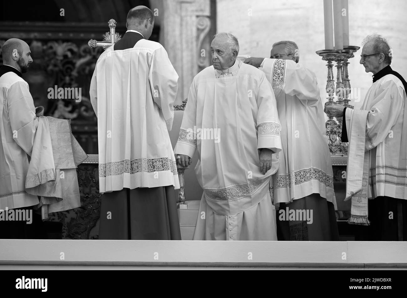 Papa francesco i Black and White Stock Photos & Images - Alamy